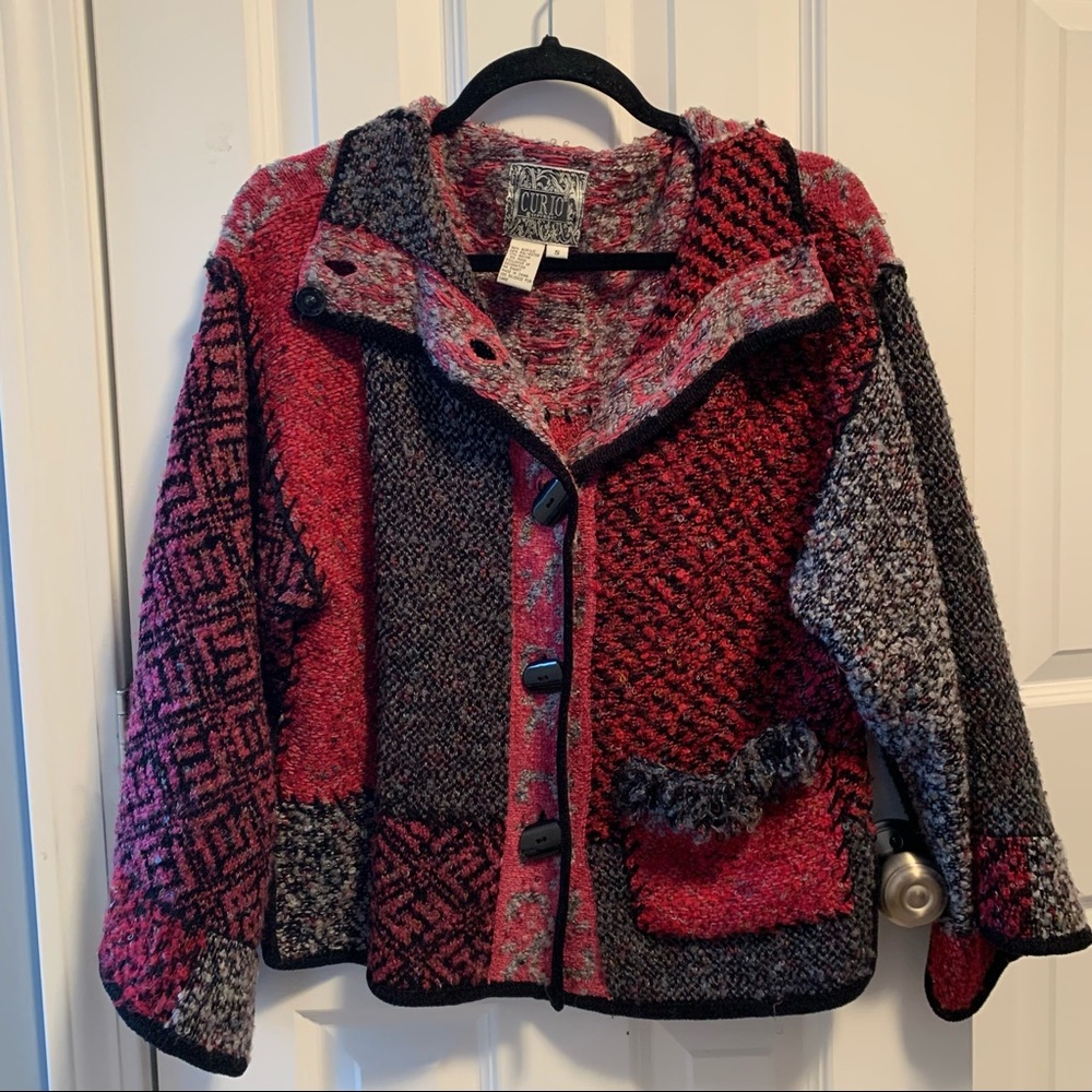 Coraline Patchwork Sweater - Gem